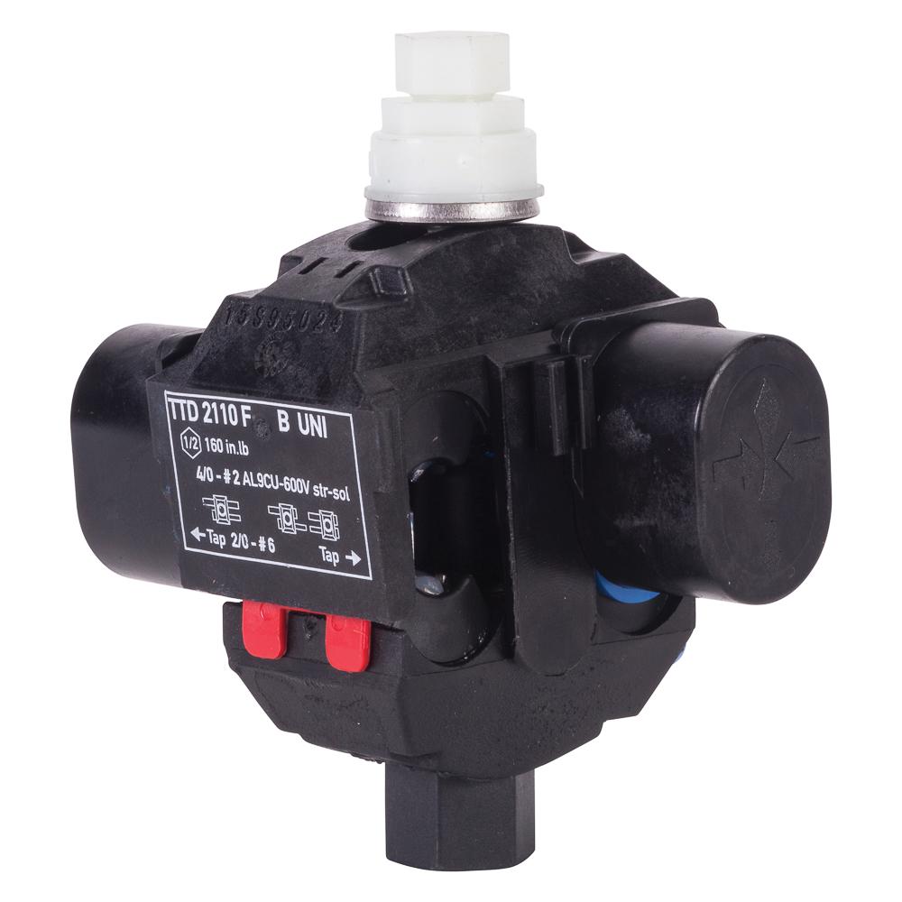 NSi Industries 250 MCM - 6 AWG Insulated In-Line Splice, Black-ISR-250 ...