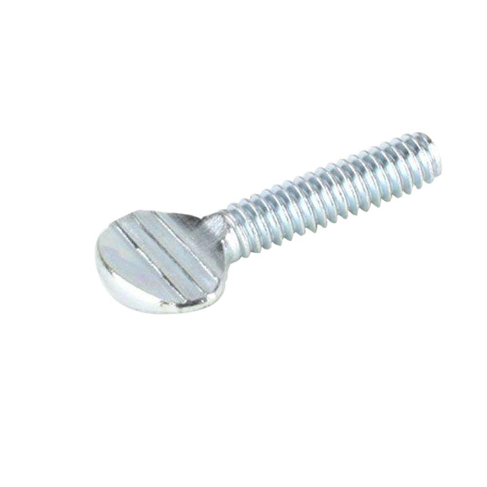 Everbilt 10 32 Tpi X 1 2 In Zinc Plated Plain Thumb Screw 4 Piece