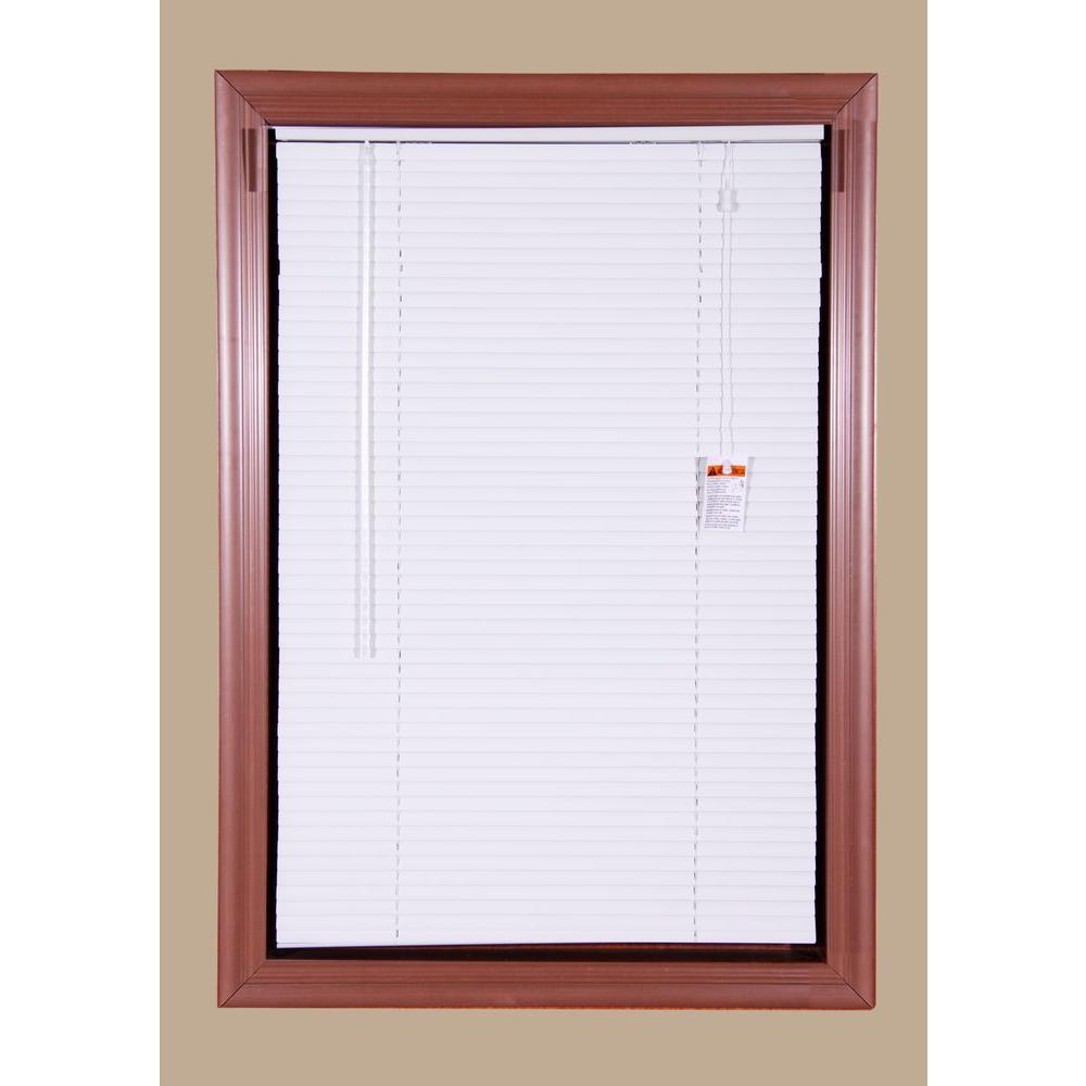 Bali Today White 1 in. Room Darkening Aluminum Mini Blind - 35 in. W x ...