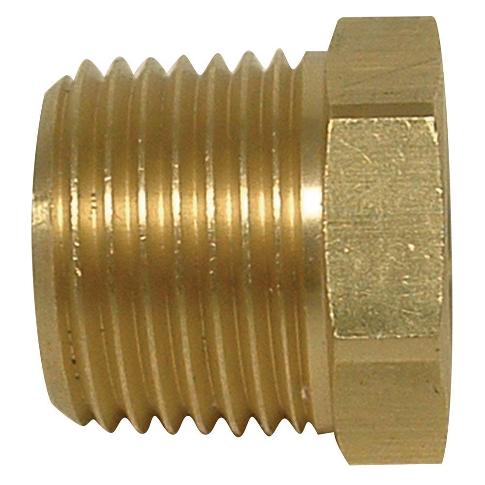 Everbilt 1/2 in. MIP x 1/2 in. FIP 90-Degree Brass Street Elbow Fitting ...