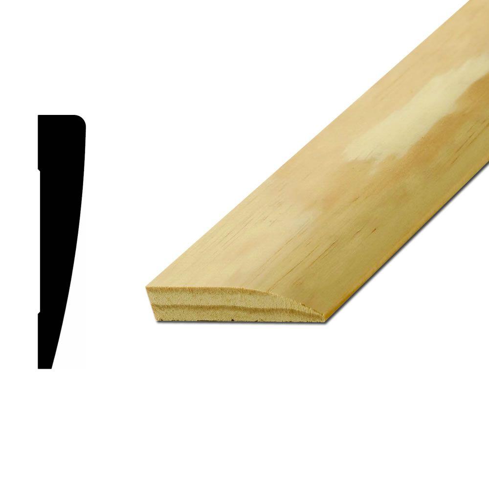 Royal Mouldings 6702 11/16 in. x 3-1/2 in. x 8 ft. PVC Composite White ...