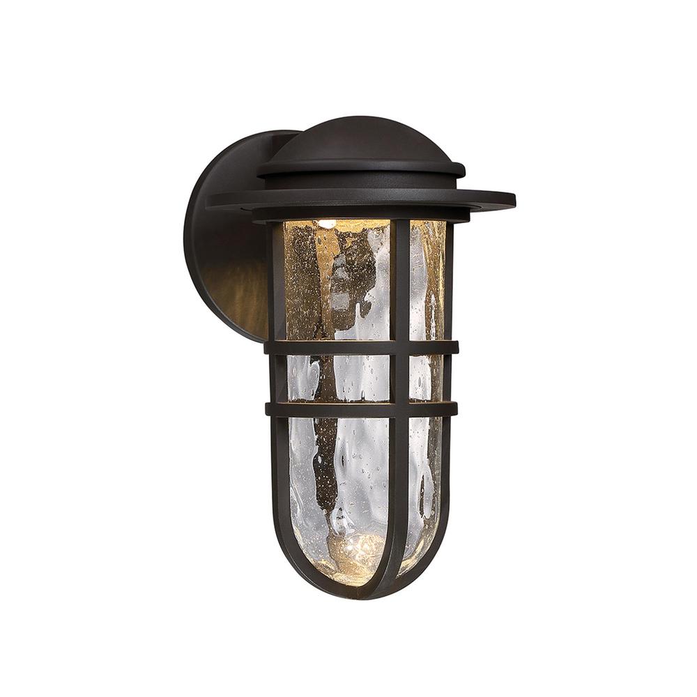 WAC Lighting Sleepless 11 in. Black with Aged Brass Integrated LED ...