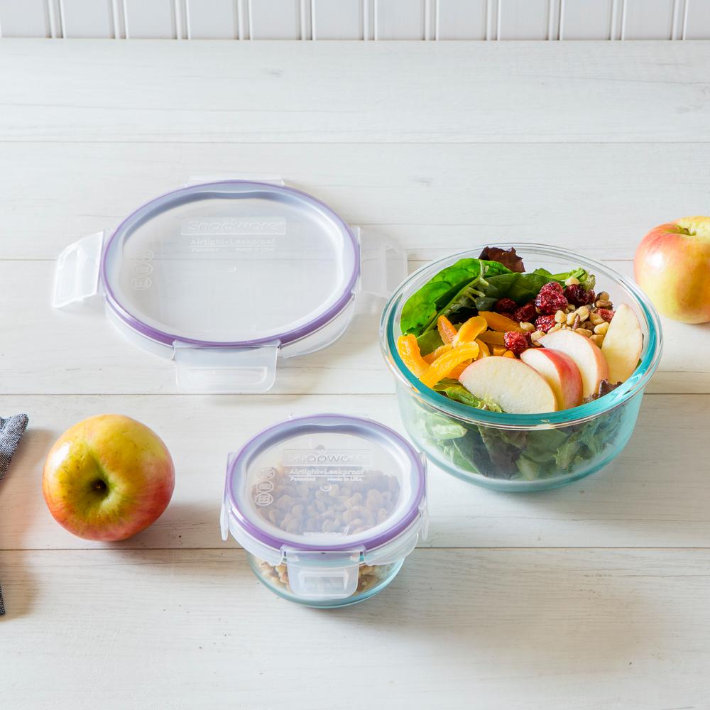 Snapware Total Solutions 8-Piece Glass Storage Set 1109330 - The Home Depot