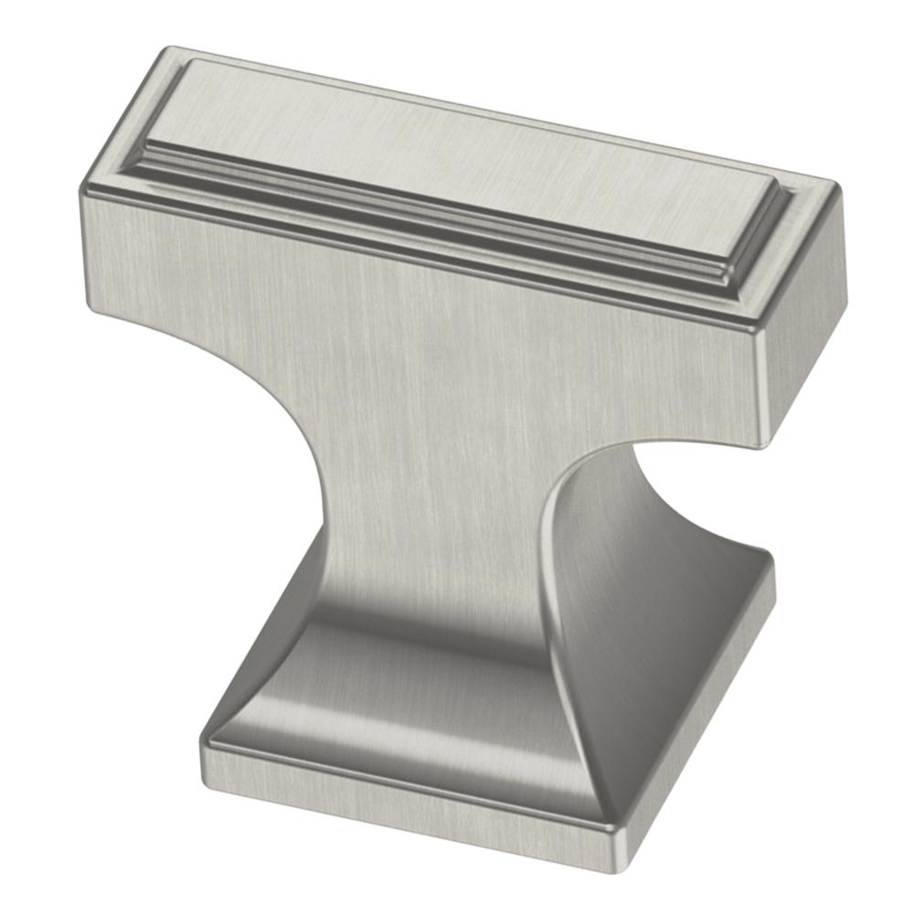 Liberty Rectangular Platform 3/4 in. (19mm) Satin Nickel Cabinet Knob ...