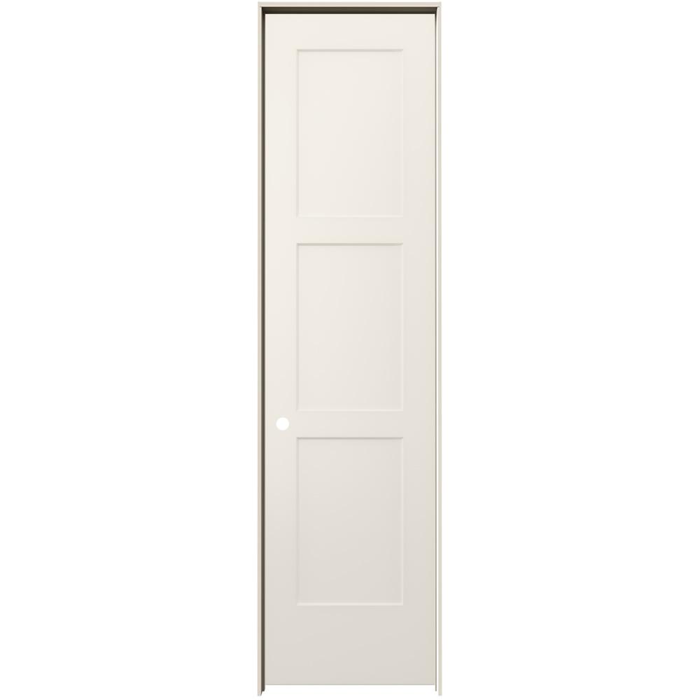 JELD-WEN 24 in. x 96 in. Birkdale Primed Right-Hand Smooth Hollow Core ...