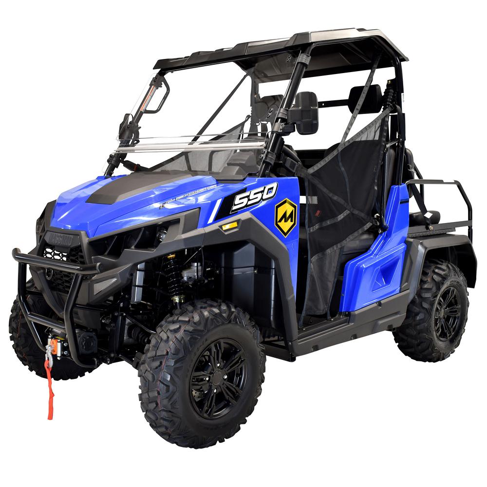 Massimo Crew 4WD 493 cc UTV in Blue-T-BOSS550X BLUE - The Home Depot