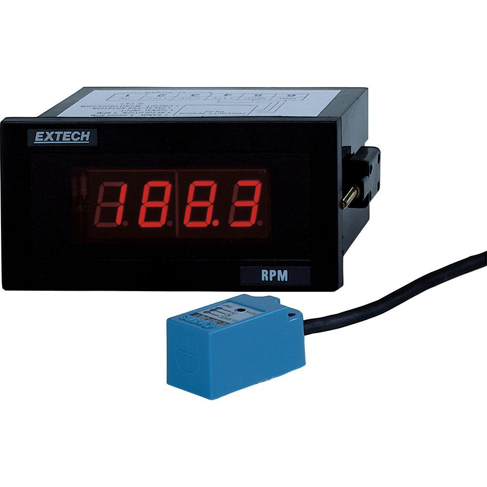 Extech Instruments 1/8 DIN Panel Tachometer-461950 - The Home Depot