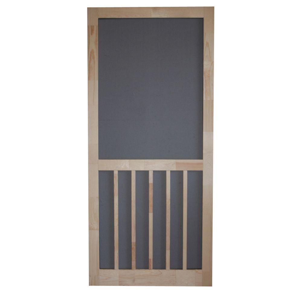 Screen Tight 36 In X 80 In Timberline Wood Unfinished Reversible Screen Tight 36 In X 80 In Timberline Wood Unfinished Reversible
