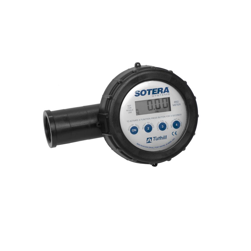 SOTERA 2 GPM - 20 GPM Digital Chemical Transfer Meter with Air Sensor ...