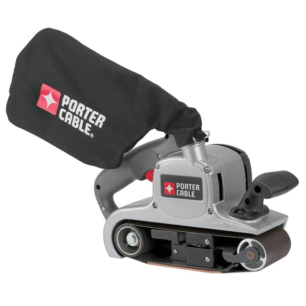 Porter Cable 8 Amp 3 In X 21 In Belt Sander 352VS The Home Depot