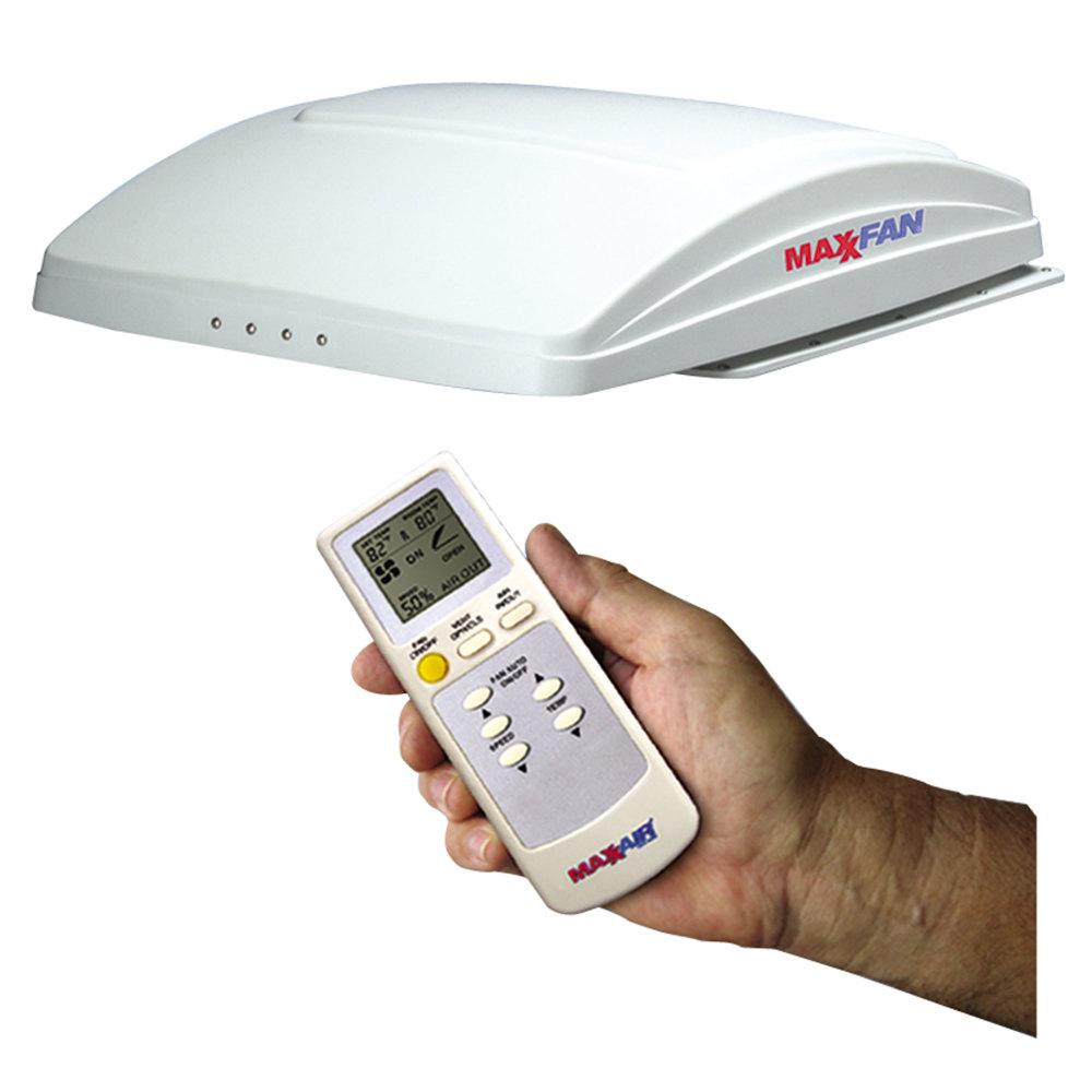 Maxx Air MaxxFan Deluxe with Remote - White-00-07000K - The Home Depot