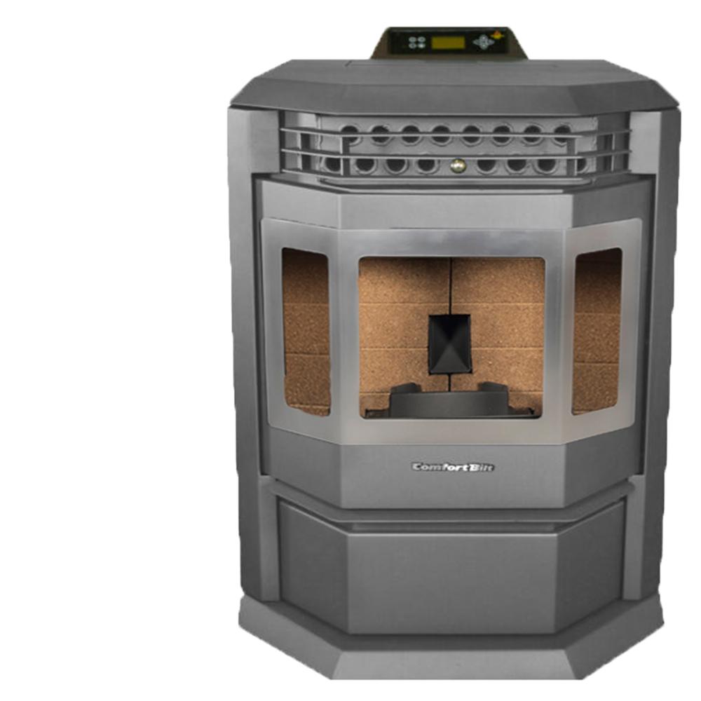 ComfortBilt 2800 sq. ft. EPA Certified Pellet Stove Fireplace Insert ...