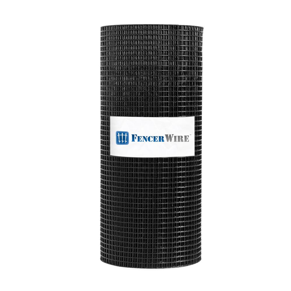 Fencer Wire 6 ft. x 100 ft. 12.5-Gauge Welded Wire Fence with Mesh 2 in ...