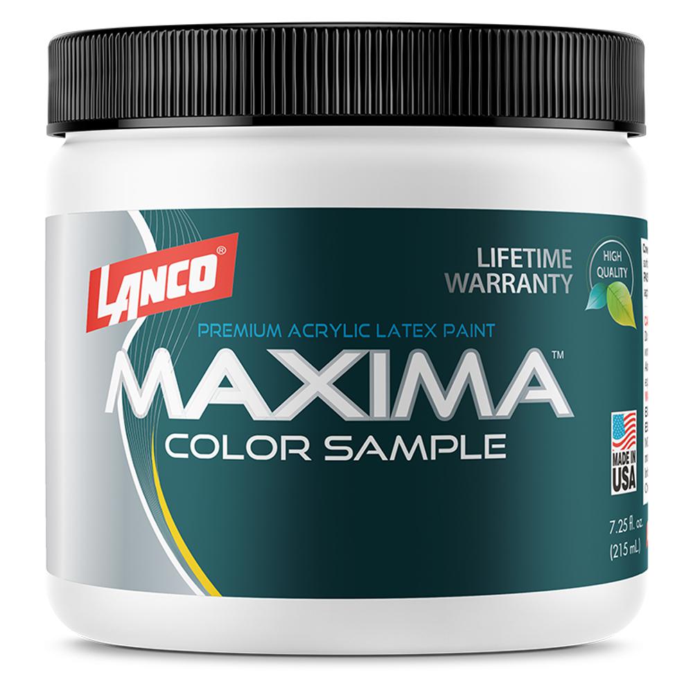 Lanco 1/4 qt. Maxima Flat Accent Interior/Exterior Paint Sample-MA3913 ...
