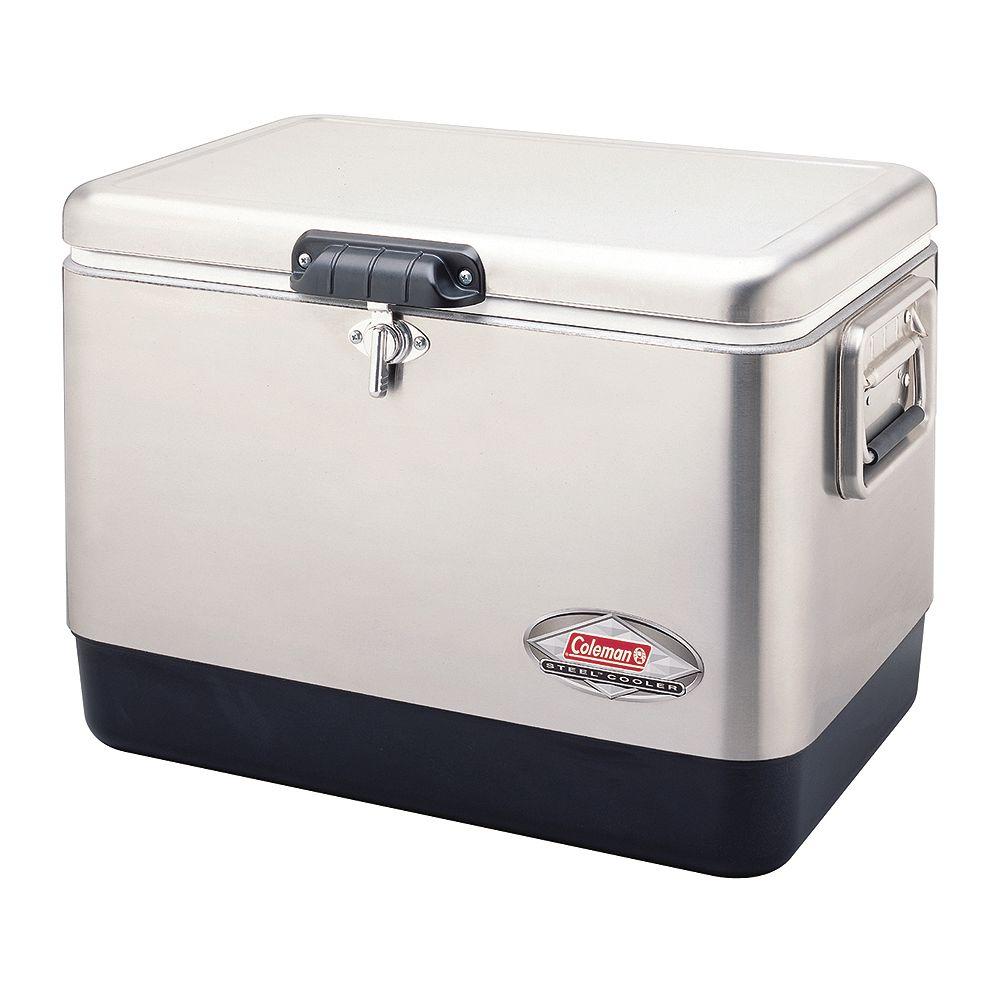Coleman Steel Belted 54 Qt. Cooler 6155B707 - The Home Depot