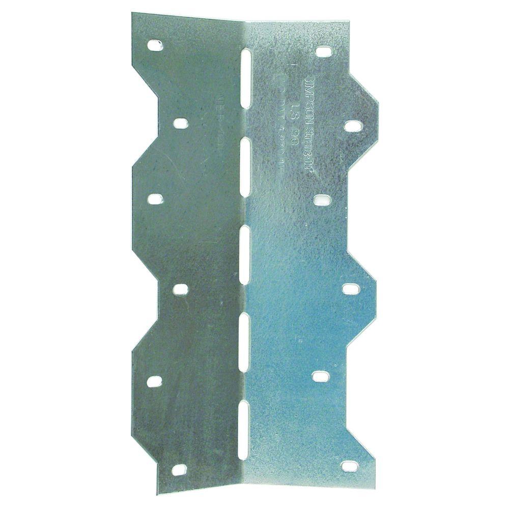 Simpson Strong-Tie ZMAX 7-7/8 in. 18-Gauge Galvanized Adjustable L ...