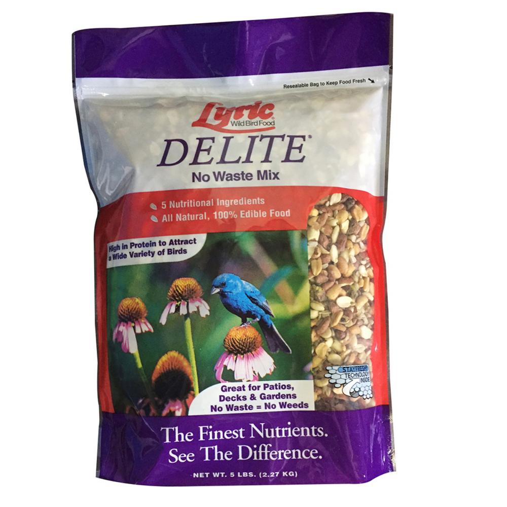 Lyric 5 lbs. Delite High Protein No Waste Wild Bird Mix-2647316 - The ...