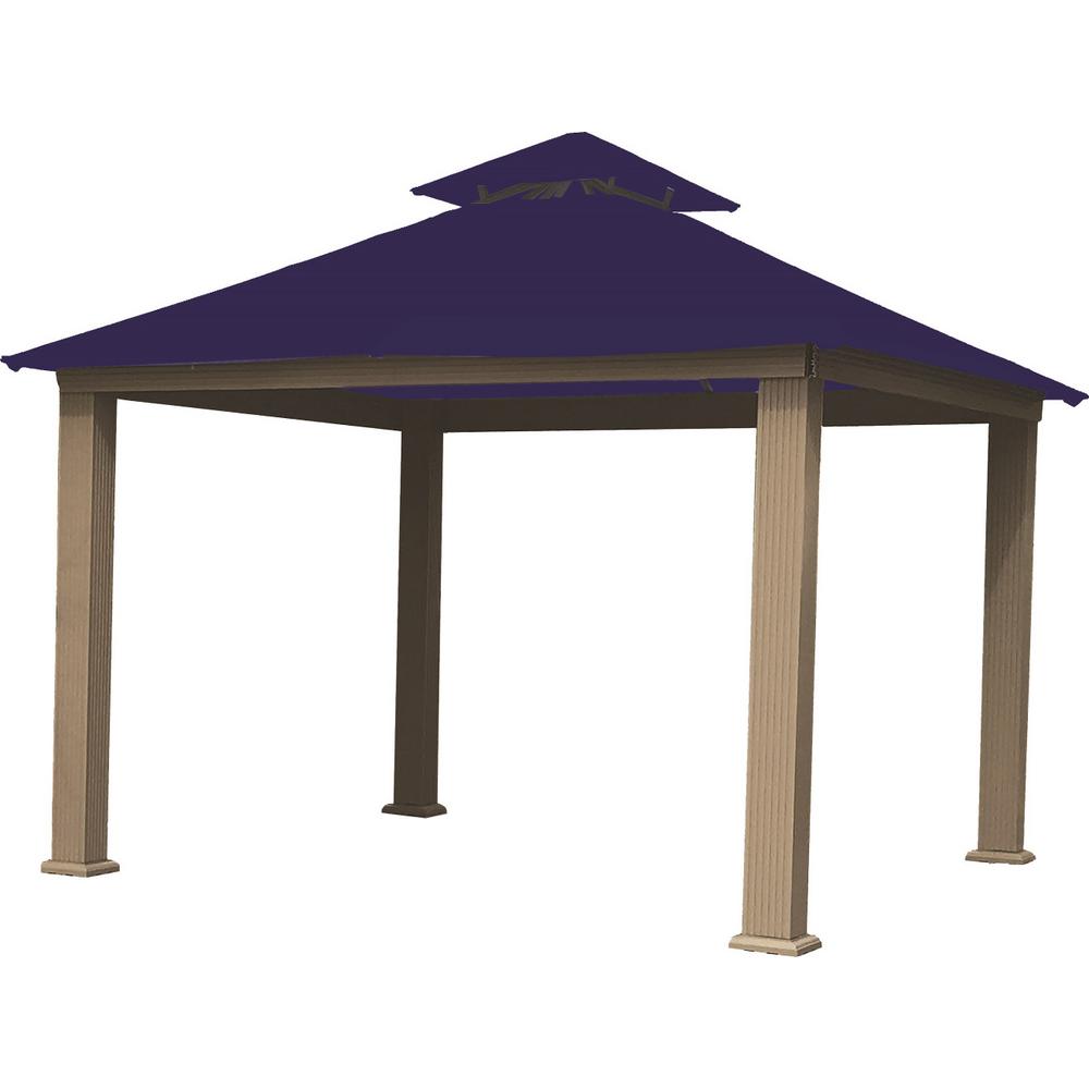 14 ft. x 14 ft. Storm Grey Gazebo-AGO14-Storm Grey - The Home Depot