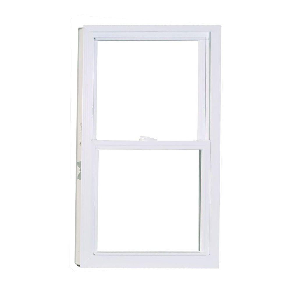 American Craftsman 36 in. x 36 in. 50 Series Double Hung Buck Vinyl ...