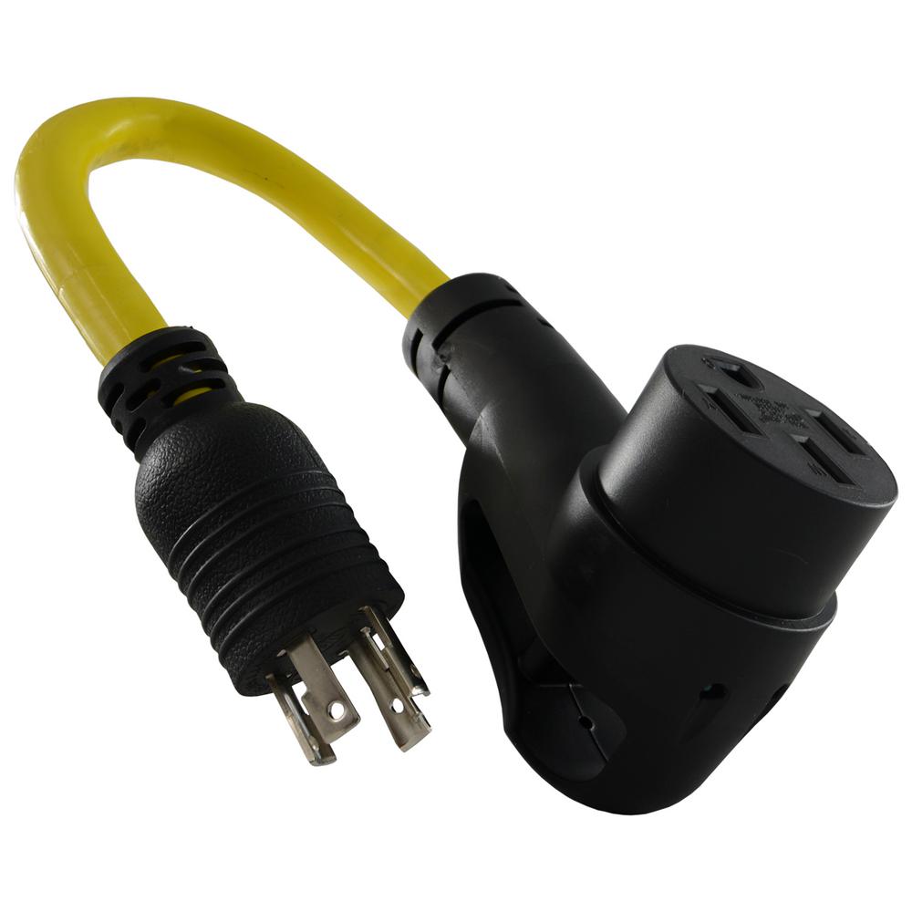 Conntek L14-30P to 14-50R 30 Amp 125-Volt/250-Volt Generator To RV ...