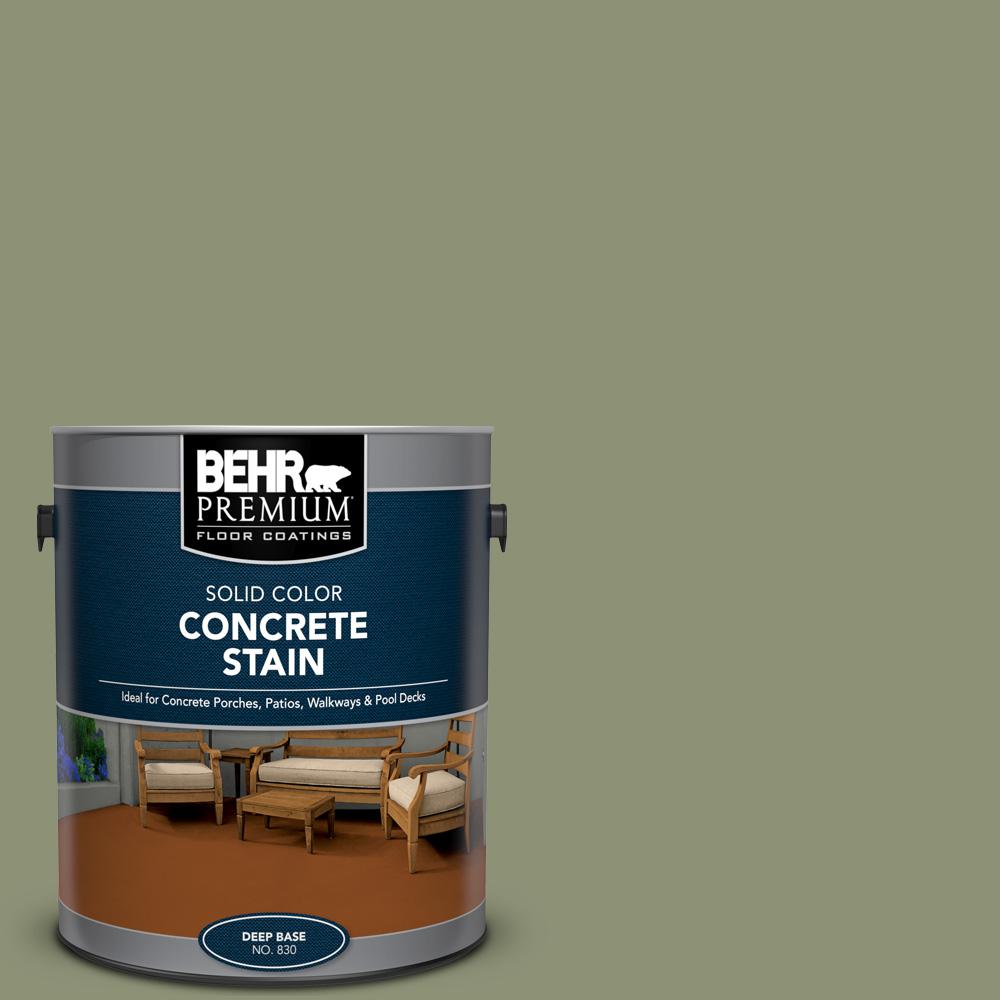BEHR Premium 1 gal. #PFC-39 Moss Covered Solid Color Flat Interior ...