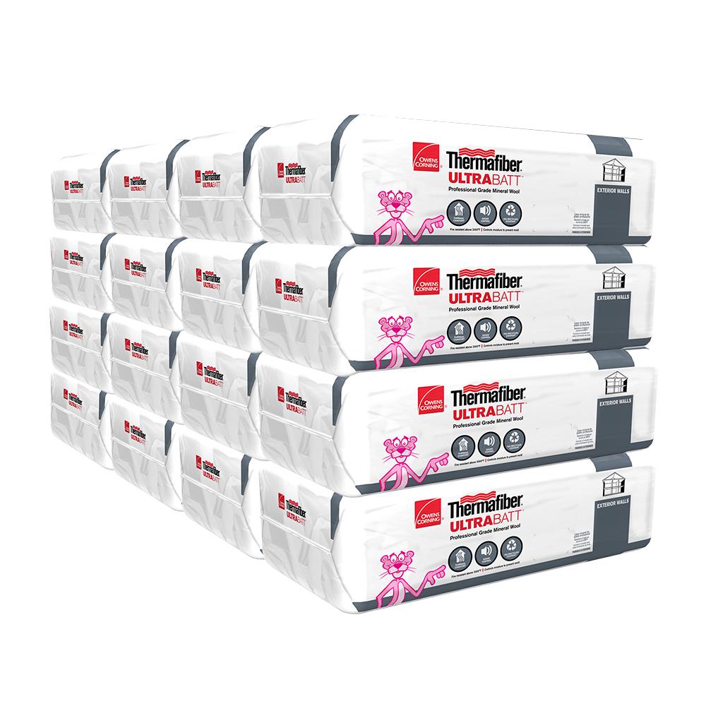 Owens Corning R-30 23 in. x 47 in. Thermafiber Ultrabatt Mineral Wool ...