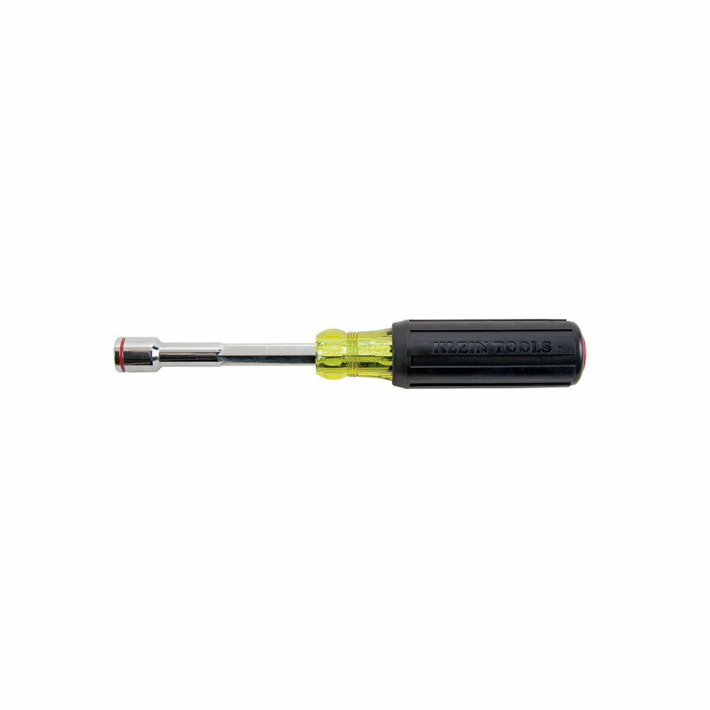 Klein Tools 1/2 in. Heavy Duty Magnetic Tip Nut Driver with 4 in. Shaft ...
