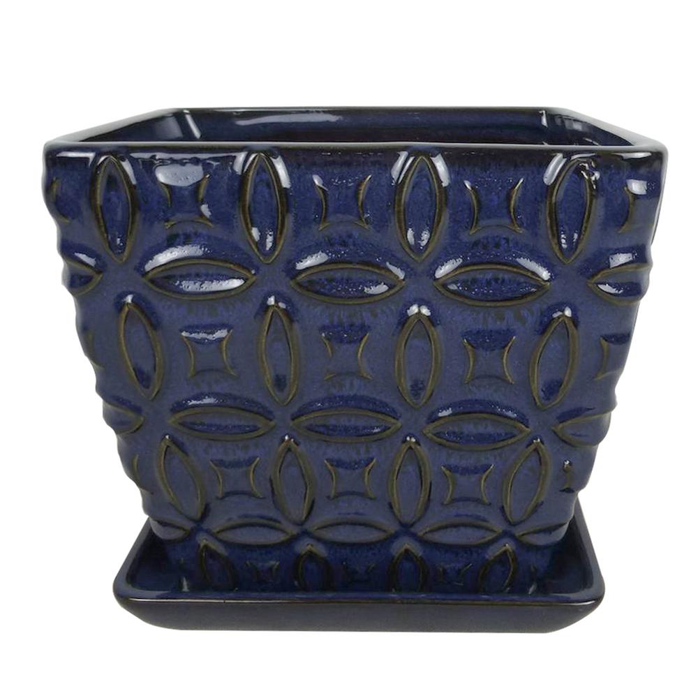 Square - Ceramic - Plant Pots - Planters - The Home Depot