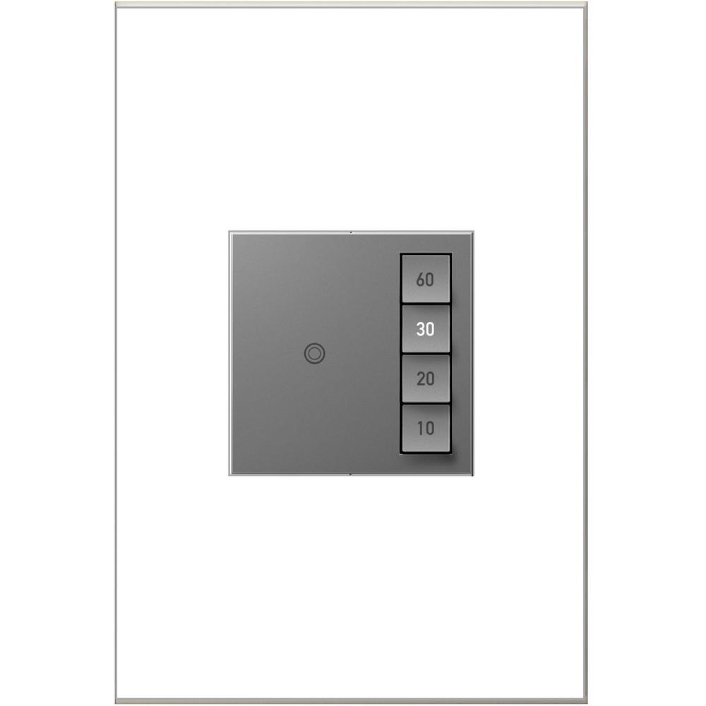 Legrand adorne 15 Amp 60 Minutes In-Wall Digital Touch Timer Sensor ...