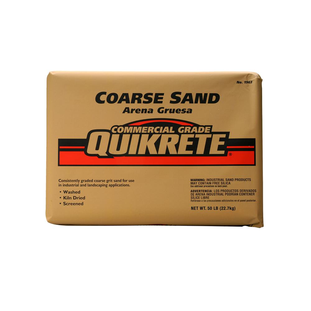 Quikrete 100 lbs. Commercial Grade Coarse Sand-196301 - The Home Depot