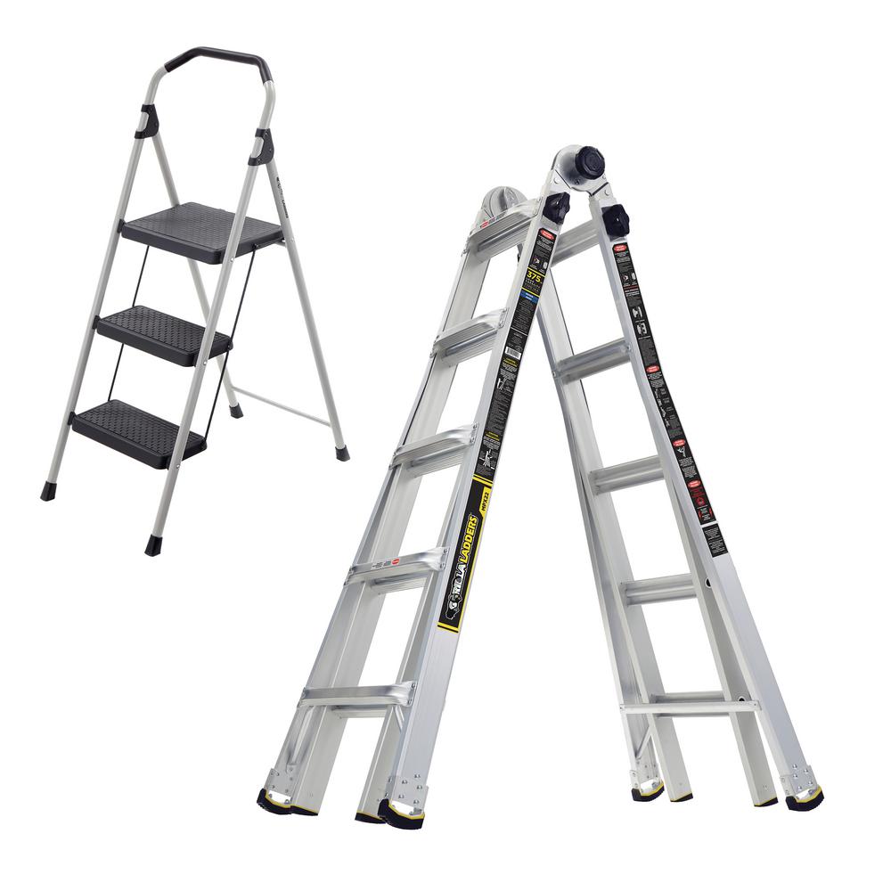 Multi-Position Ladders - Ladders - The Home Depot