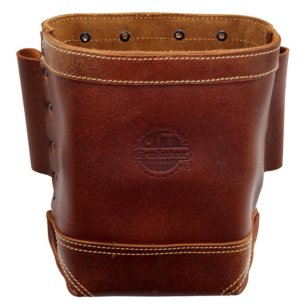 Graintex 5 in. Large Pocket Nut and Bolt Tool Bag with Tunnel Loops for ...