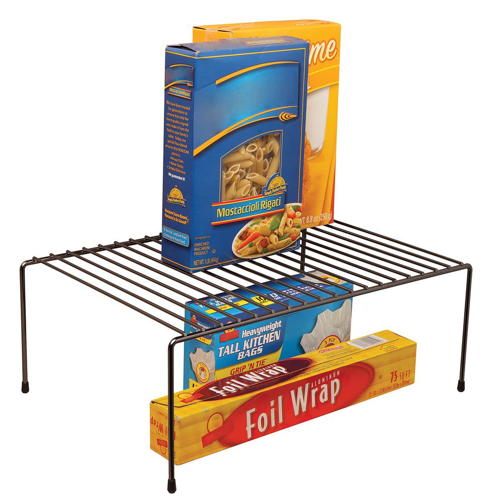 Kitchen Details Onyx Large Kitchen Shelf Organizer 24194-ONYX - The ...