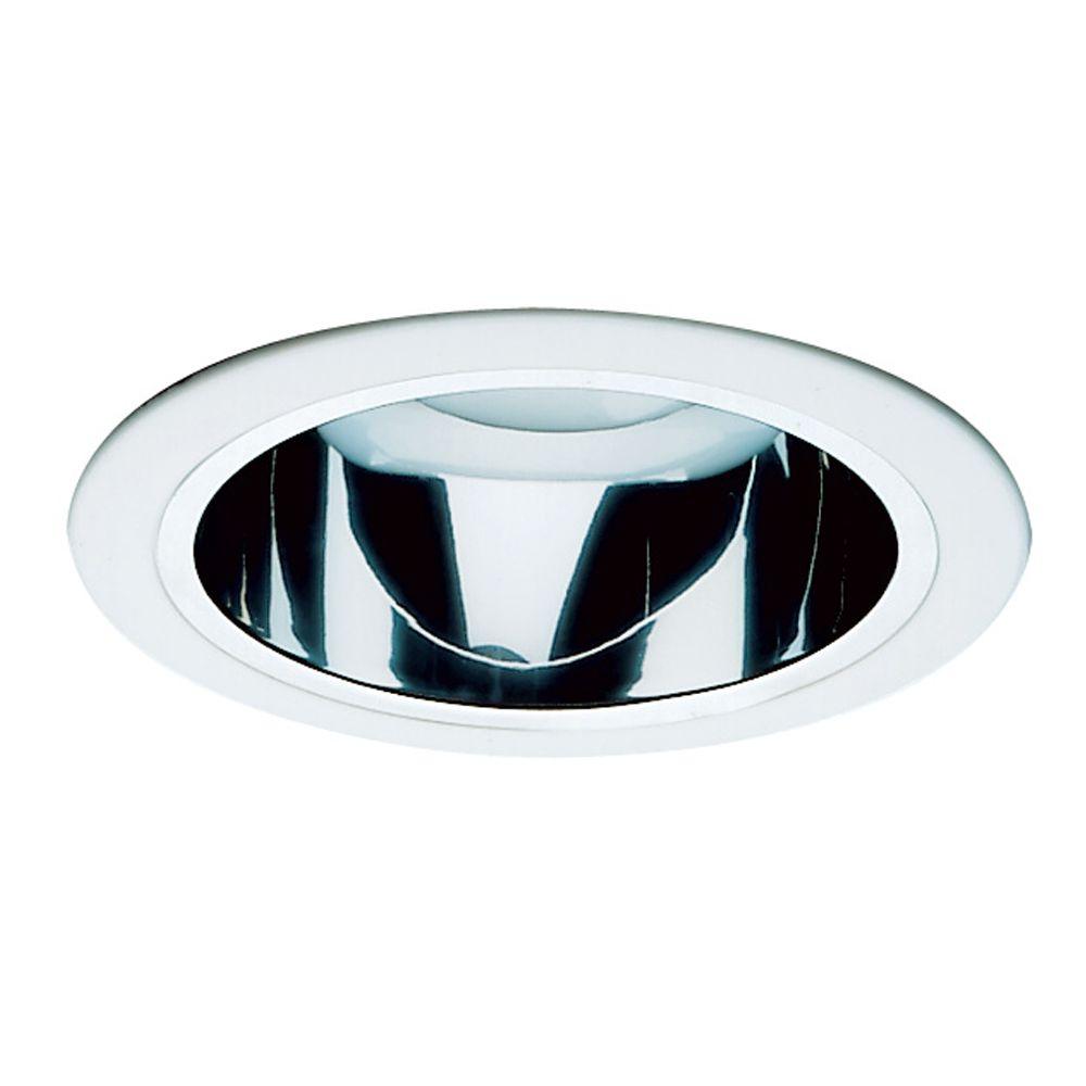 NICOR 6 in. Clear Reflector Recessed Cone with White Trim-17552A - The ...