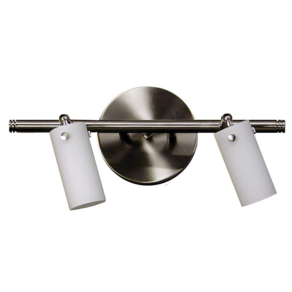 Globe Electric Grayson 6-Light Brushed Steel Adjustable Track Lighting ...