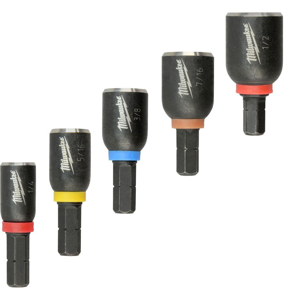 Milwaukee Magnetic Nut Driver Set 5 Piece 49 66 4563 The Home Depot Milwaukee Magnetic Nut Driver Set 5 Piece 49 66 4563 The Home Depot