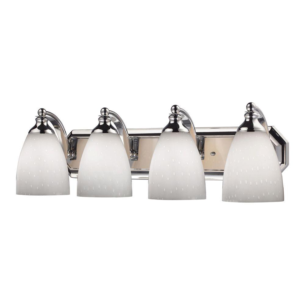 Titan Lighting Berwick 3-Light Polished Chrome Wall Mount Bath Bar ...