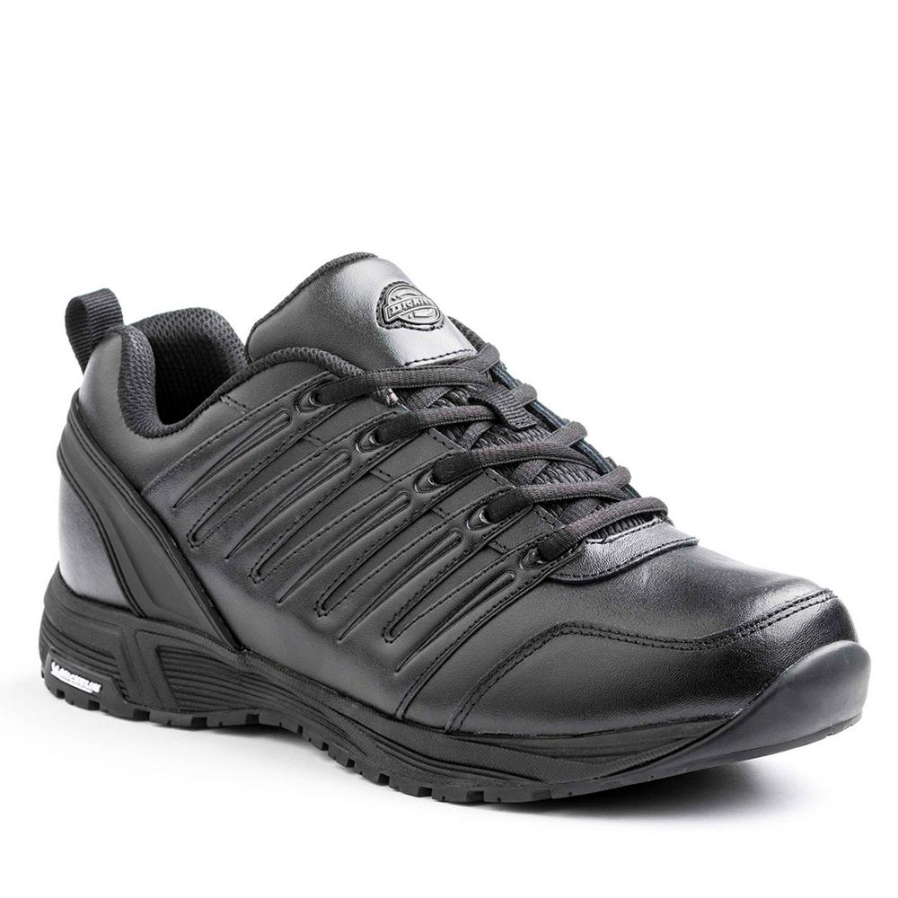 Dickies Apex Men Size 7 Wide Black Slip Resistant Safety Work Shoe ...