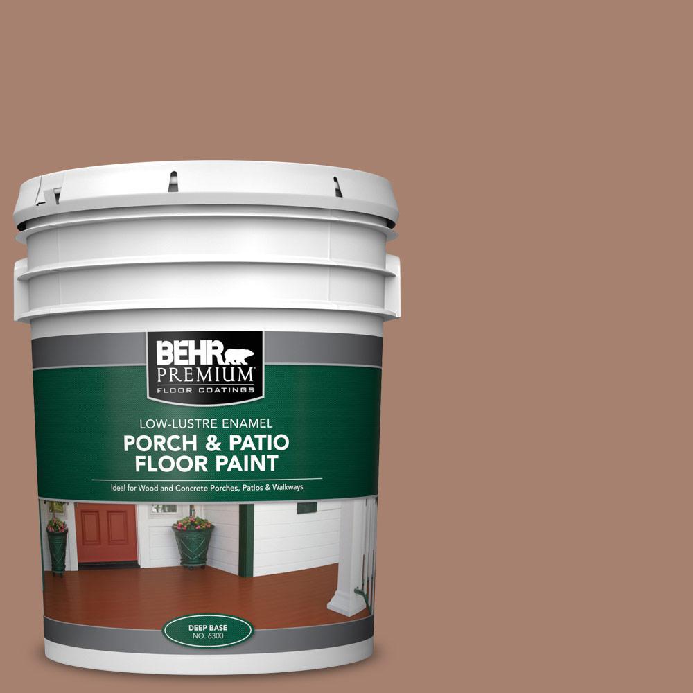 BEHR Premium 5 gal. #S190-5 Cocoa Nutmeg Low-Lustre Enamel Interior ...