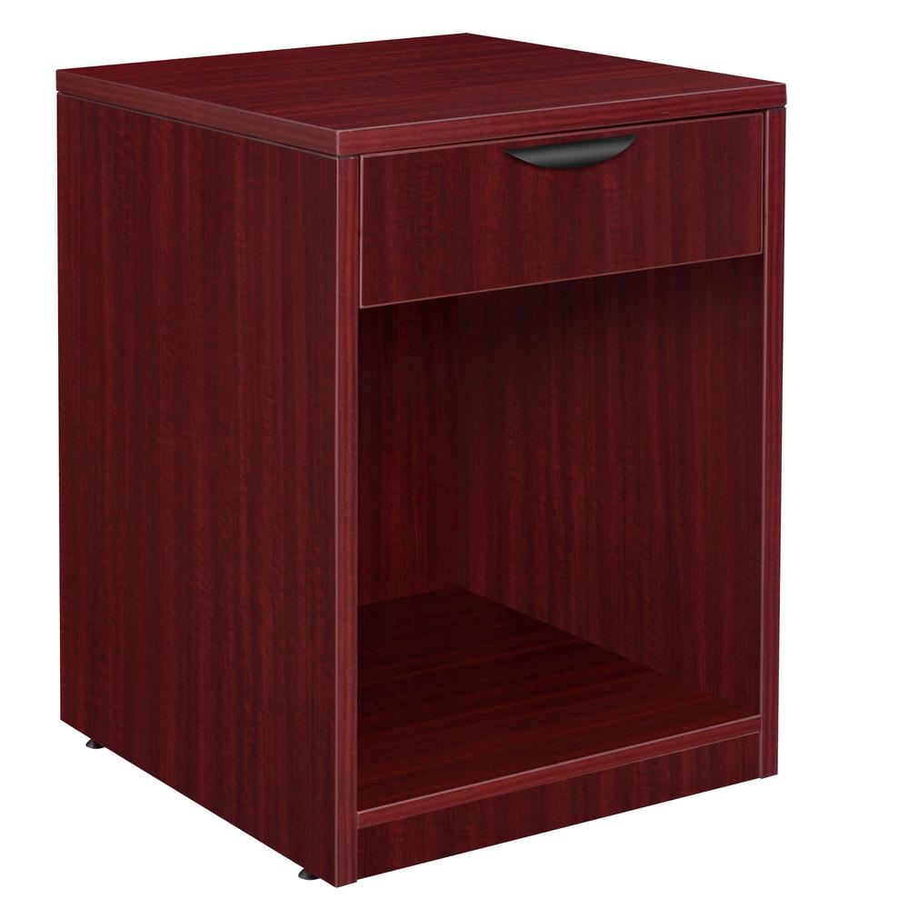 Regency 21 in. Rectangular Mahogany 1 Drawer Printer Stand with Storage ...