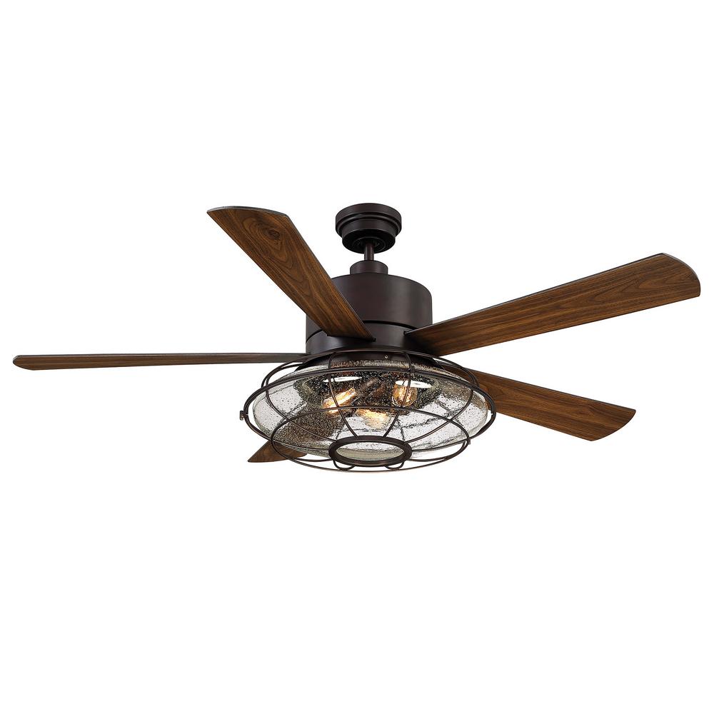 Filament Design 56 in. English Bronze Ceiling Fan-ECT-SH261121 - The ...