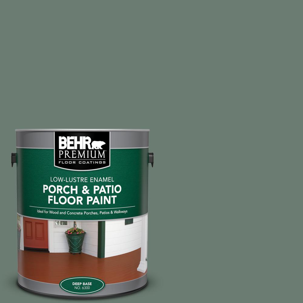 BEHR Premium 1 gal. #N420-5 Boreal Low-Lustre Enamel Interior/Exterior ...