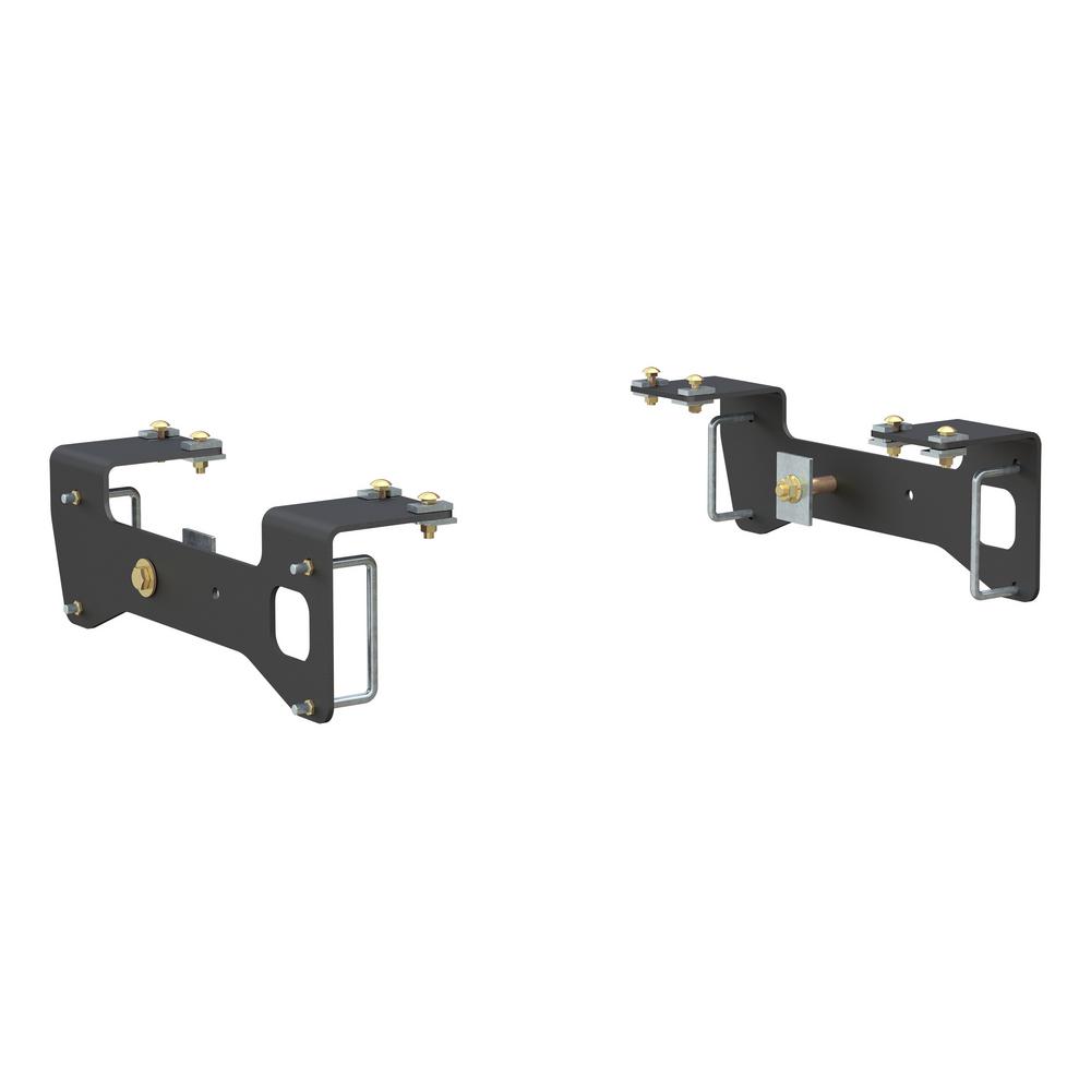 CURT Custom 5th Wheel Brackets, Select Silverado, Sierra 1500, 6.5' Bed ...