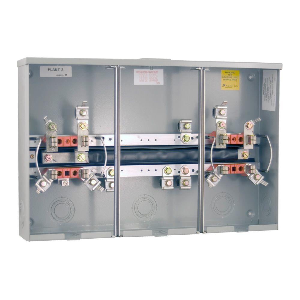 Siemens Uni-PAK 4-Gang 400 Amp Ringless Style Multi-Family Metering ...