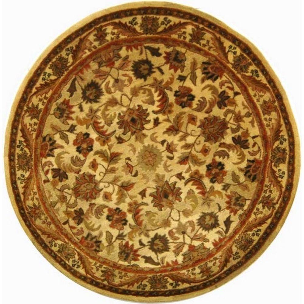 Safavieh Antiquity Gold 6 ft. x 6 ft. Round Area Rug-AT52D-6R - The ...