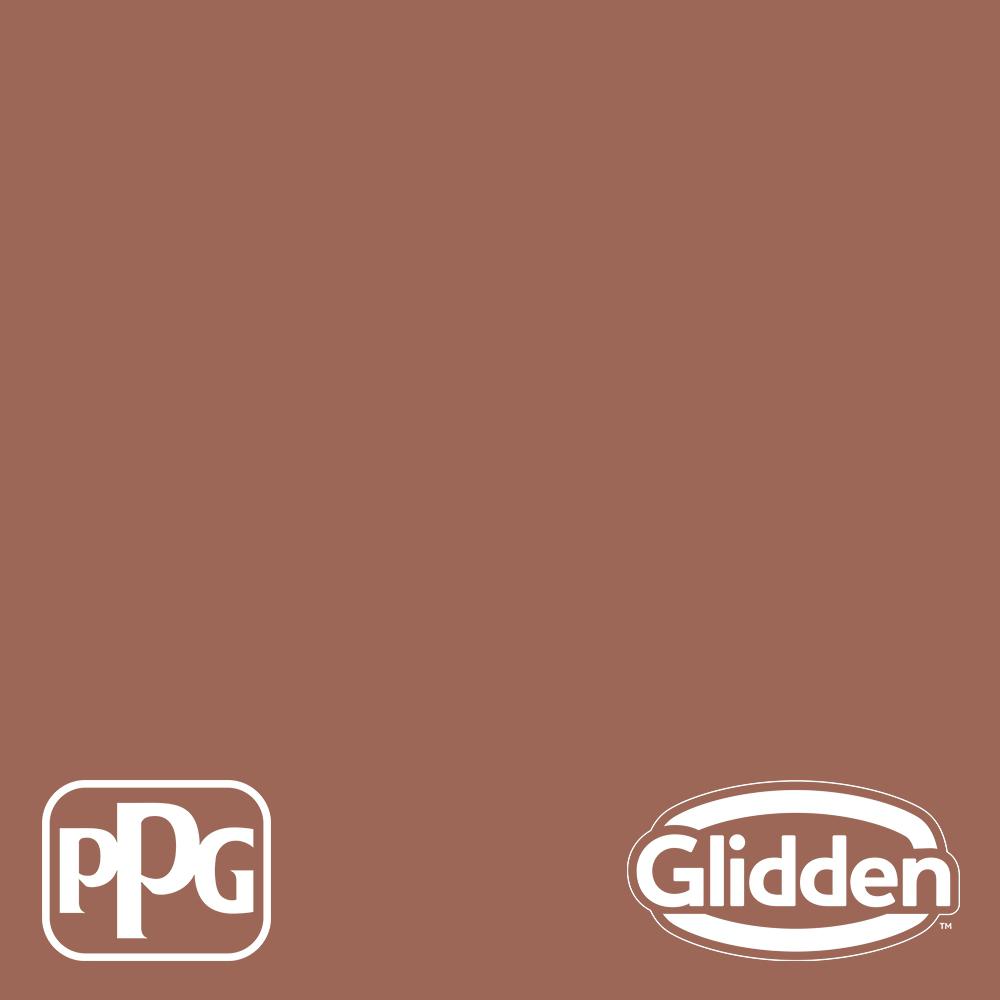 Glidden Essentials 1 gal. PPG1062-6 Apple Brown Betty Flat Exterior ...
