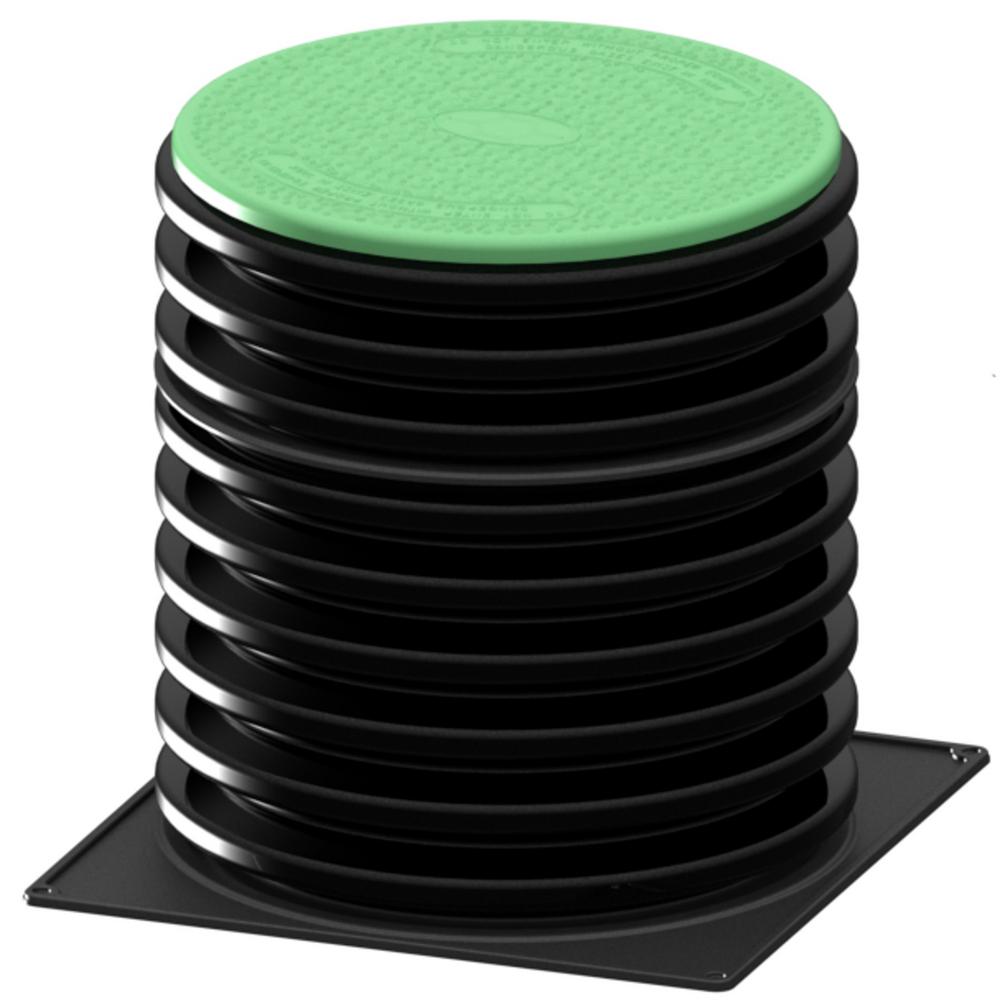 Aero-Stream 23.5 in. Dia x 29 in. Septic Tank Riser Kit-102578 - The ...