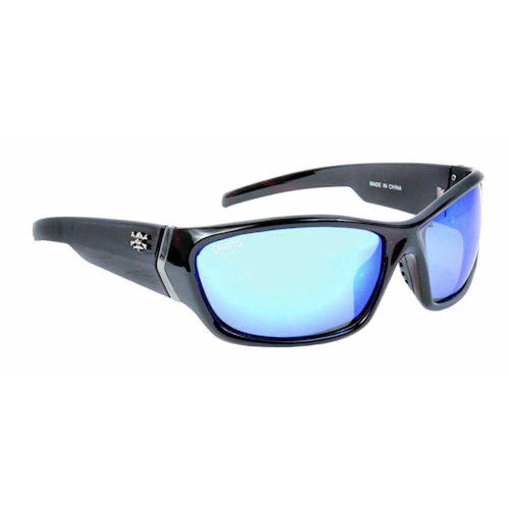 Tortoise Frame Islander Sunglasses With Mirror Lenses In Blue Il1bmtort The Home Depot
