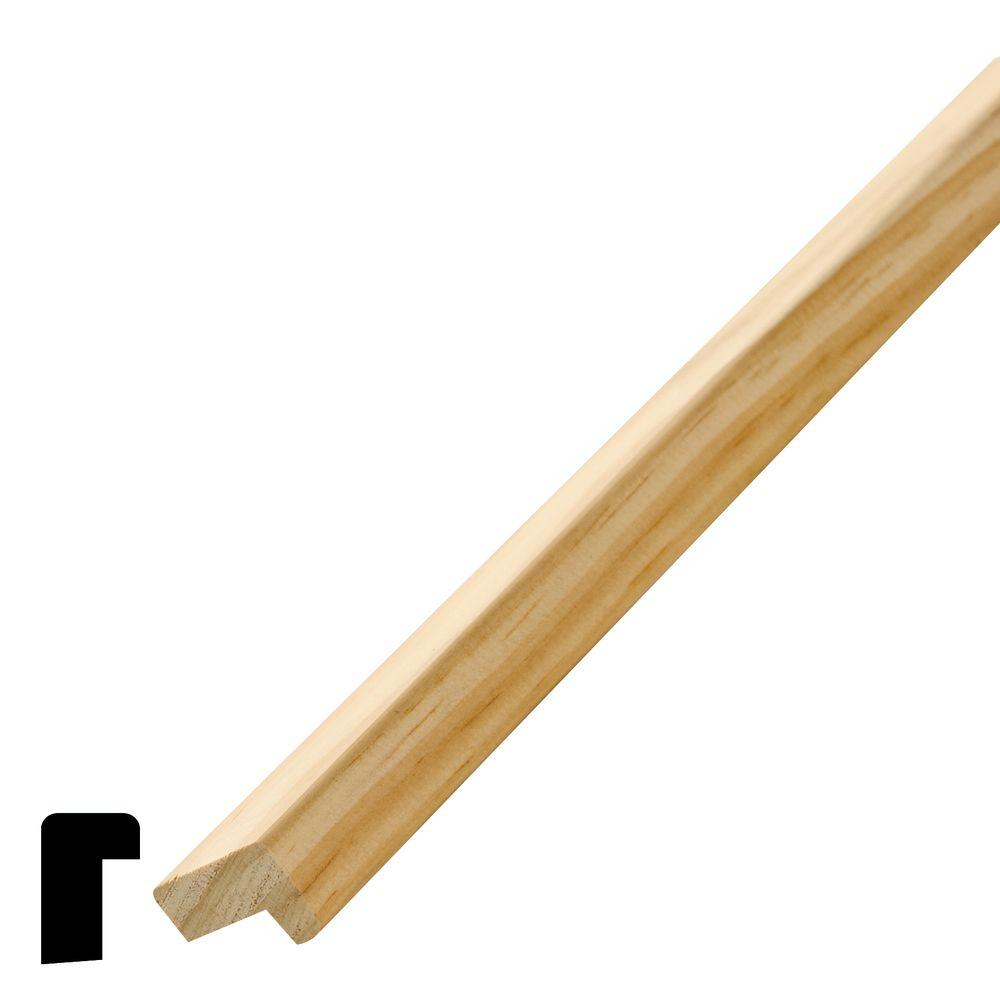 Alexandria Moulding WM 280 11/16 in. x 1-1/16 in. Pine Back Band ...