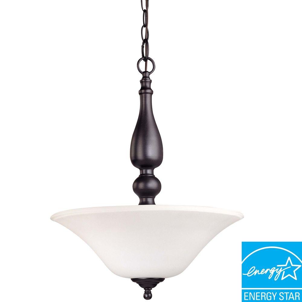 Glomar 3-Light Dark Chocolate Bronze Pendant-HD-1928 - The Home Depot Glomar 3-Light Dark Chocolate Bronze Pendant-HD-1928 - The Home Depot